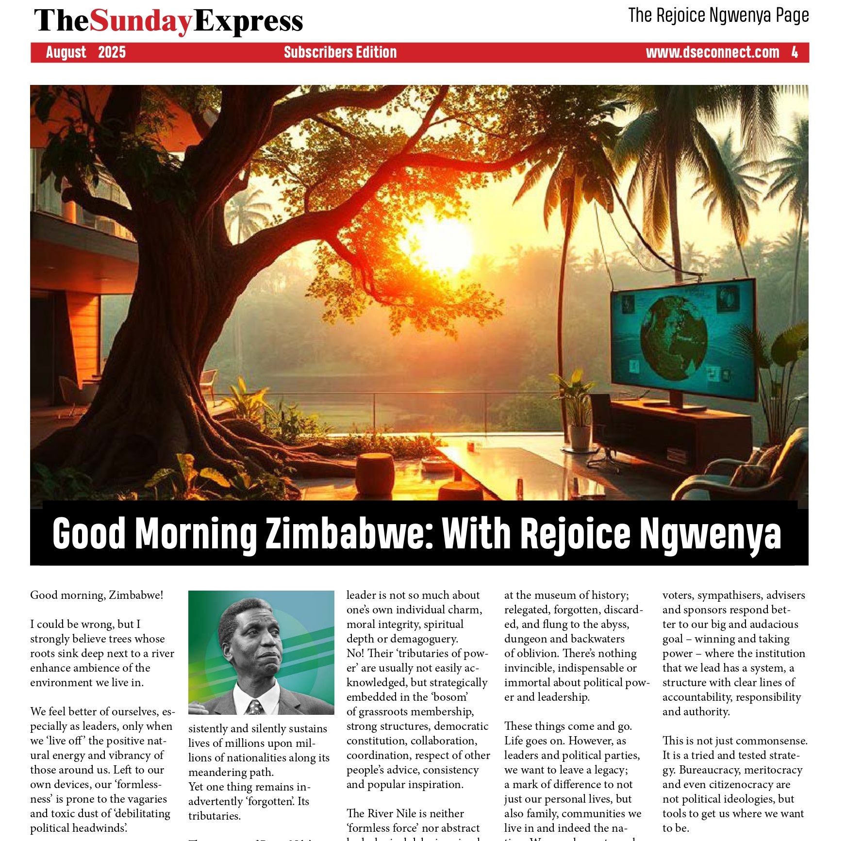 Good Morning Zimbabwe: With Rejoice Ngwenya - DIGITAL SUNDAY EXPRESS